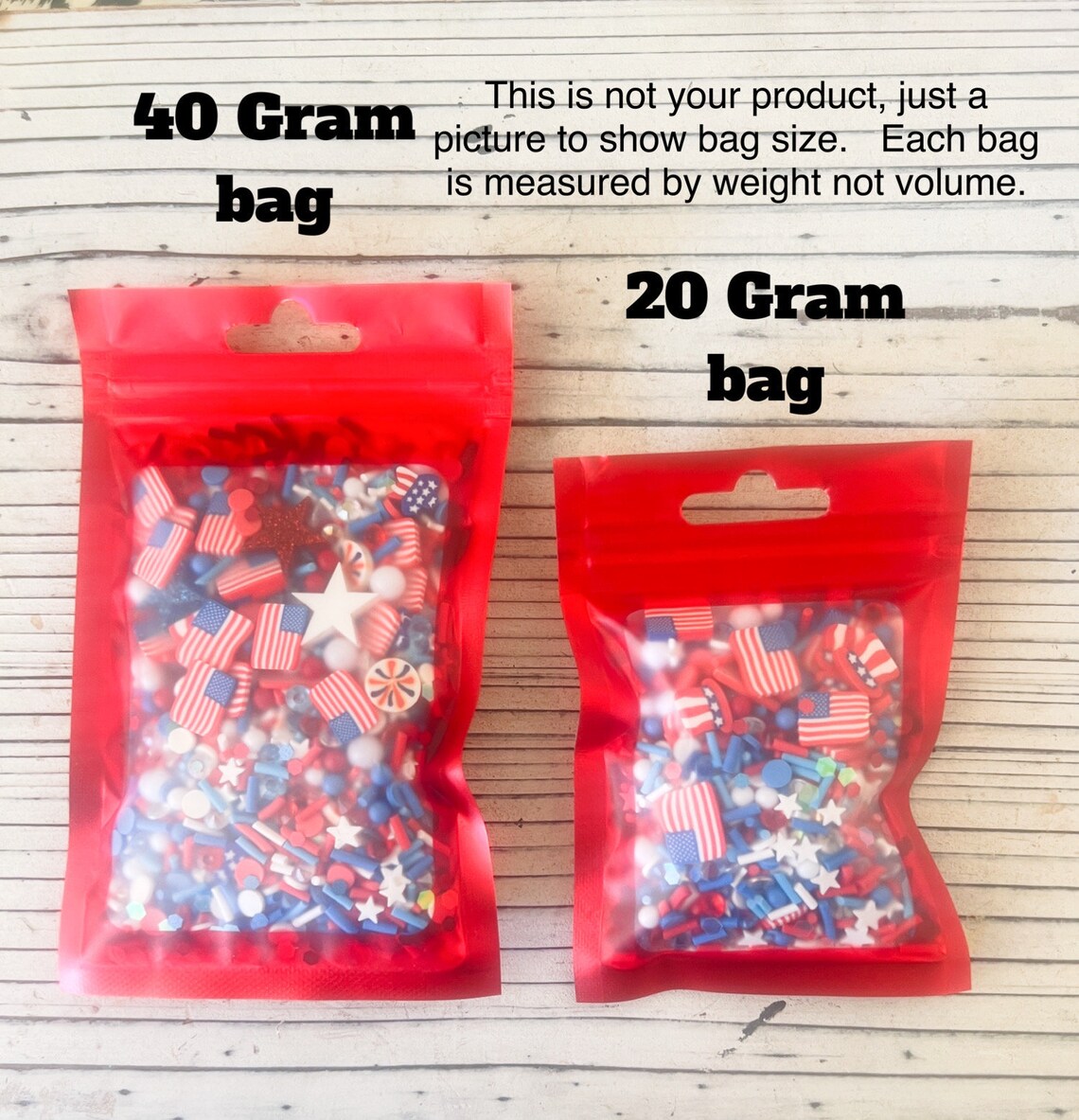 Happy Birthday Polymer Clay Sprinkle Mix, Fake Celebration Sprinkles ...