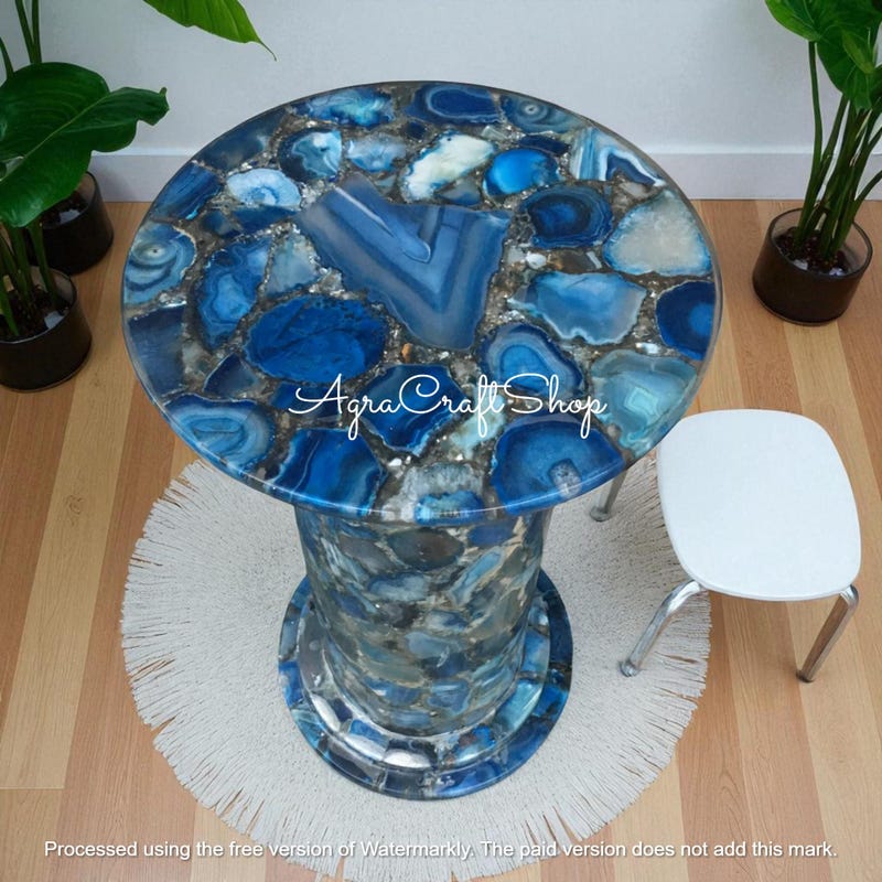 Agate End Table - Etsy