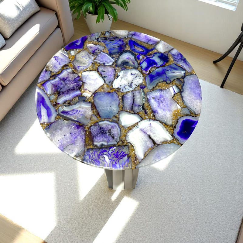 Agate Table Top - Etsy