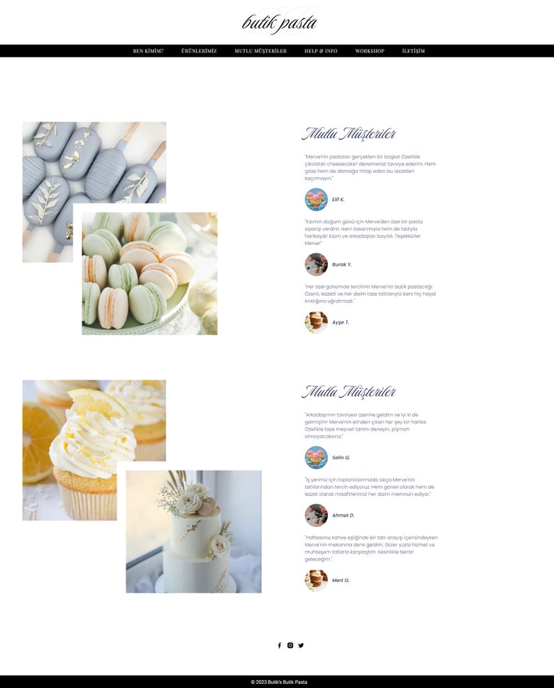 Style Web Design for Bakeries & Culinary Artists Made With Elementor ...