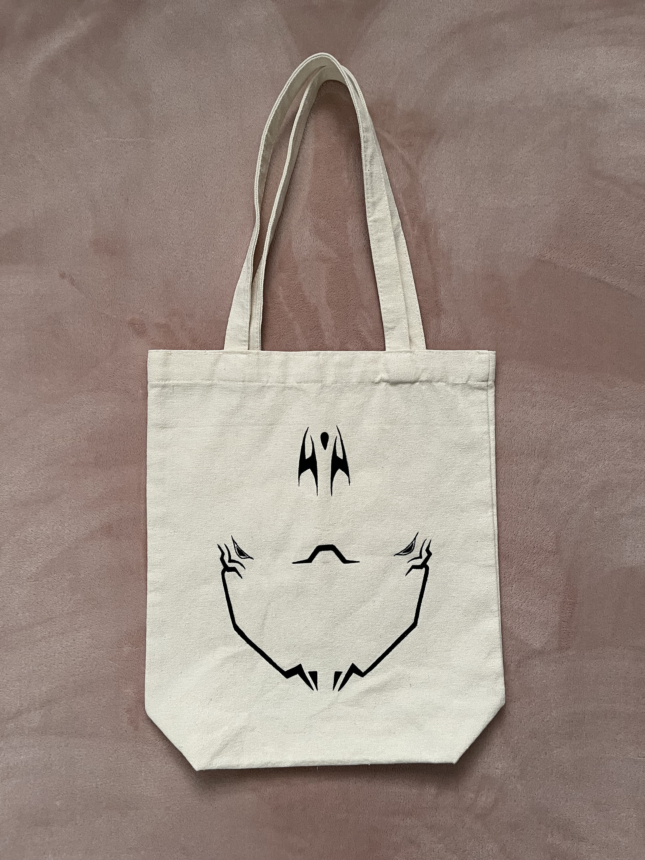 Jujutsu Kaisen Sukuna Face Markings Tote Bag - Etsy