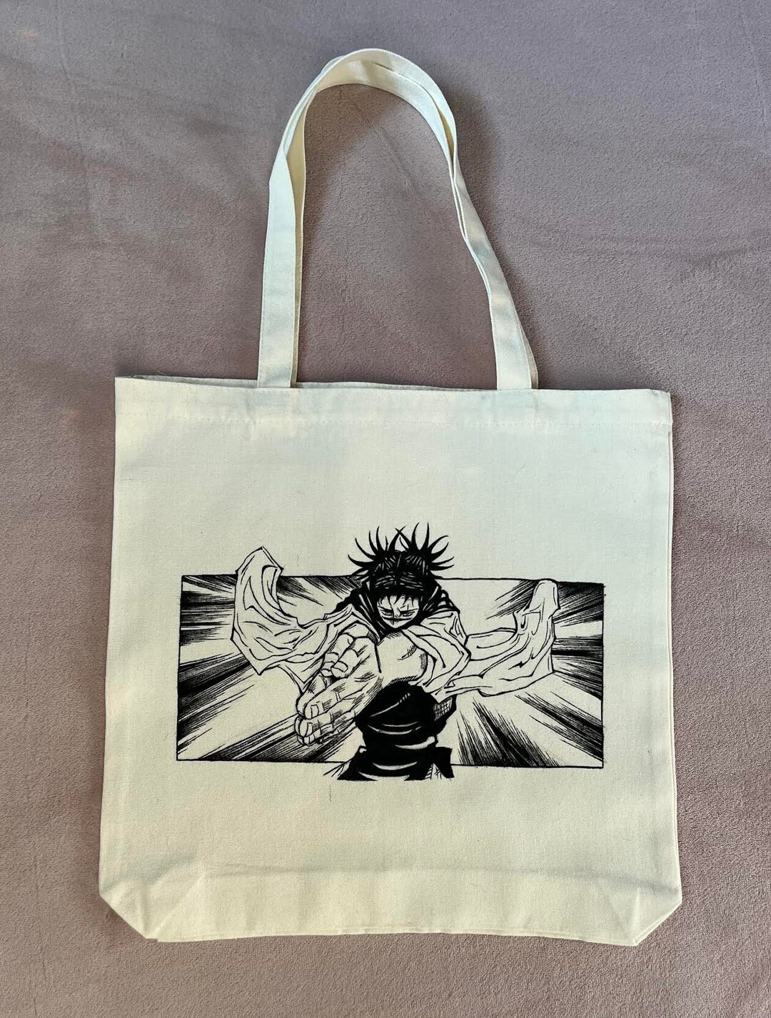 Hand Painted Choso Jujutsu Kaisen Tote Bag - Etsy