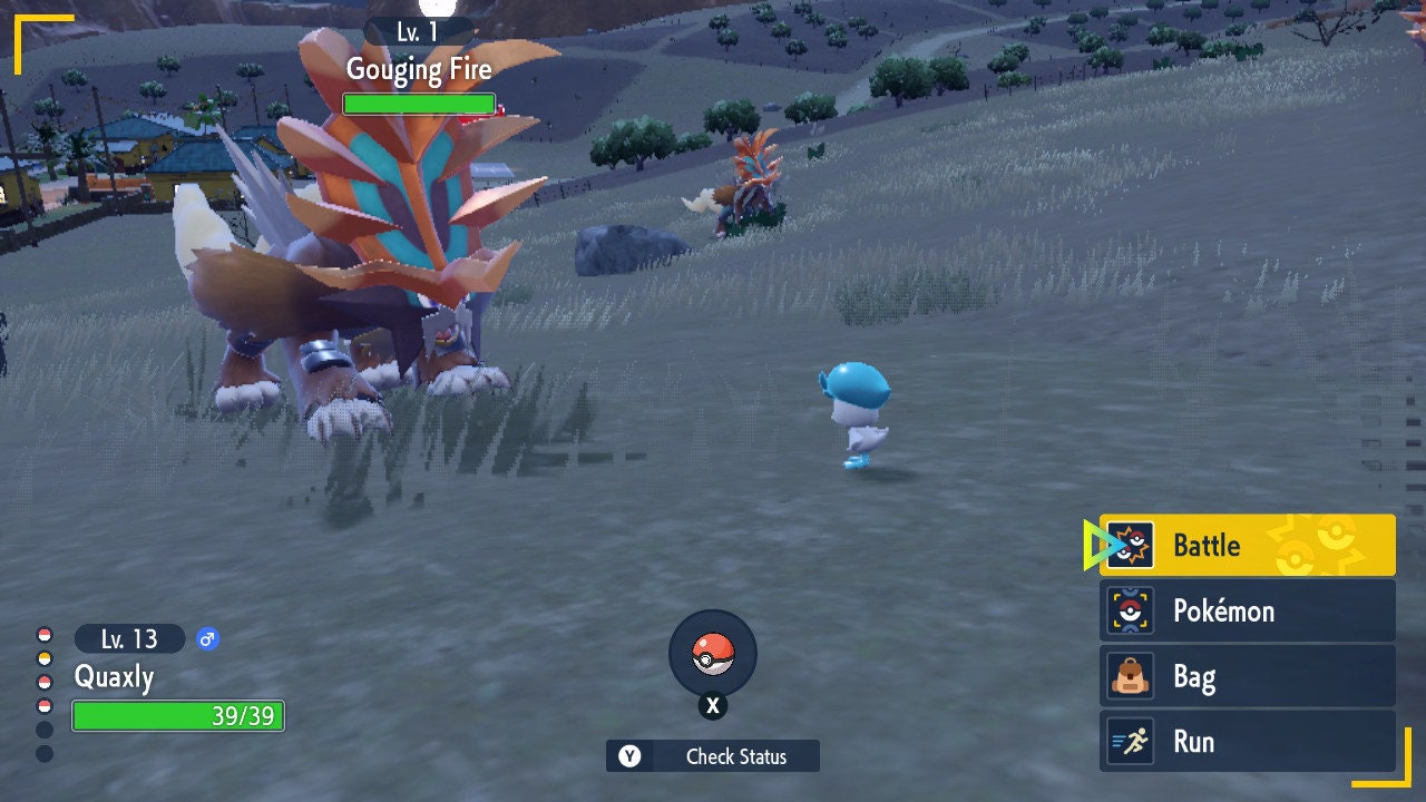 6IV Level 1 Pokemon Scarlet and Violet SHINY Gouging Fire FREE Masterball - Etsy