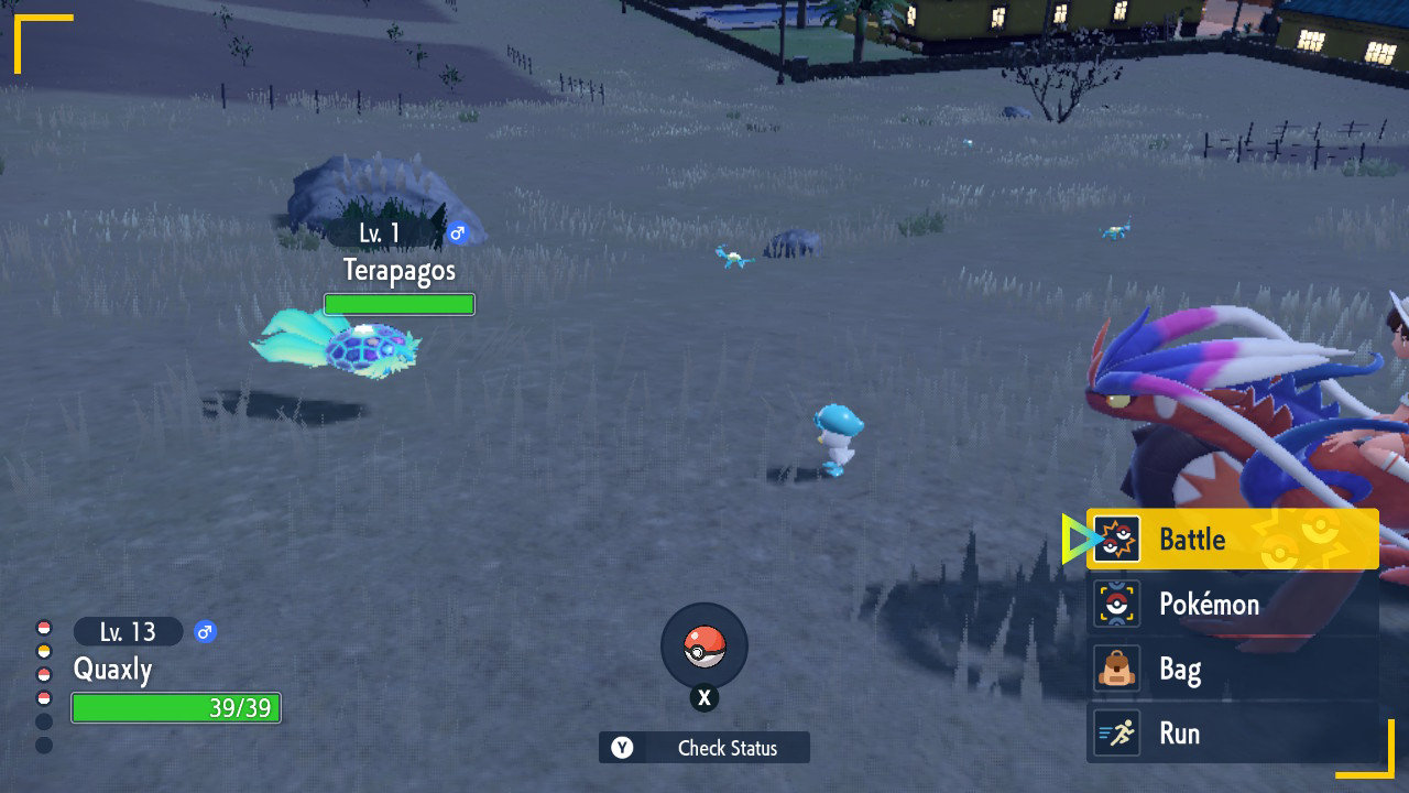 6IV Level 1 Pokemon Scarlet and Violet SHINY Terapagos FREE Masterball ...