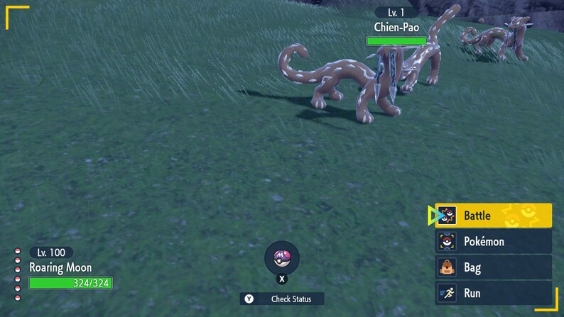 6IV Level 1 Pokemon Scarlet and Violet SHINY Chien-pao FREE - Etsy