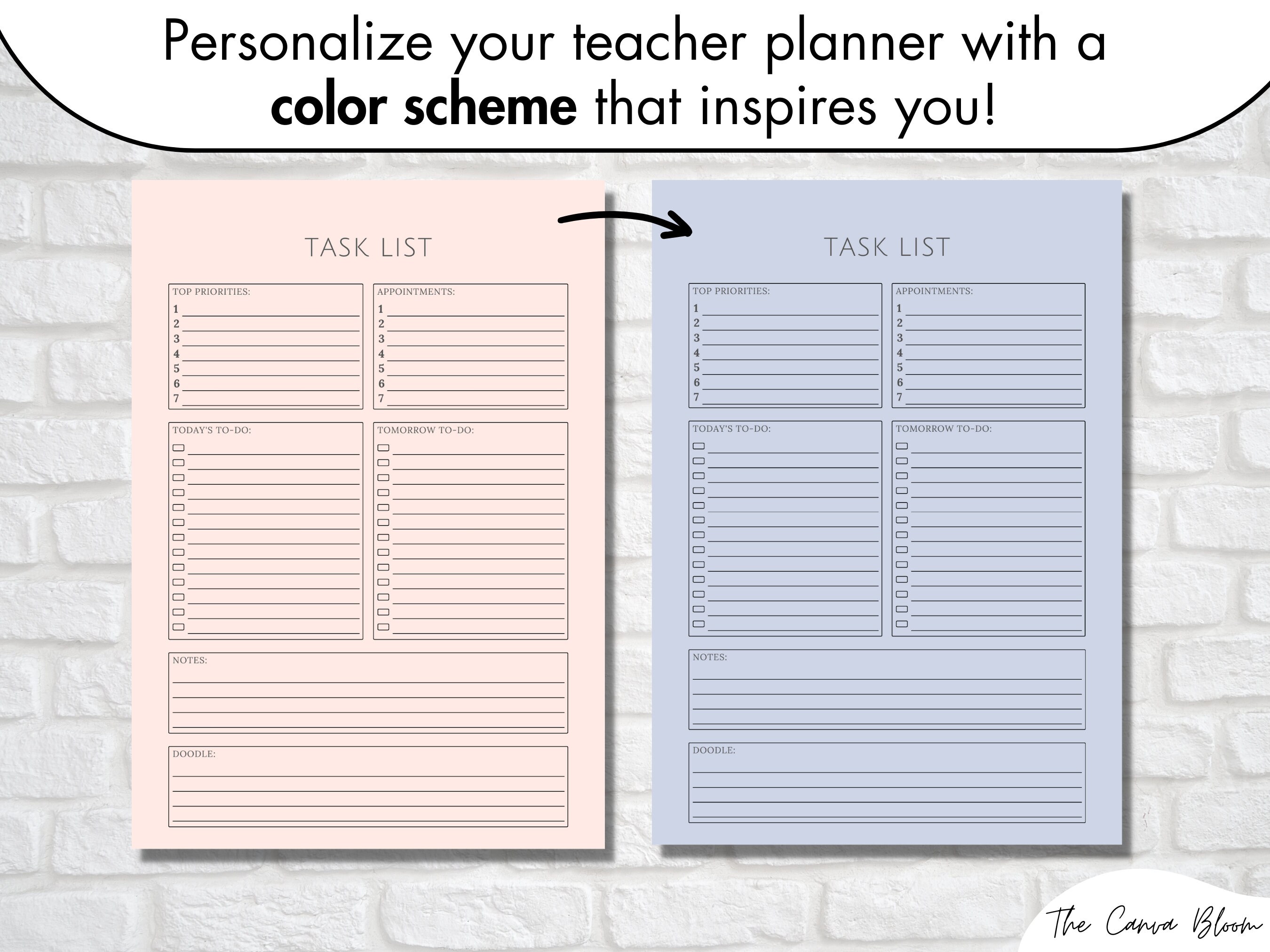 2024 Teacher Planner, Printable Teacher Planner, Digital Teacher ...