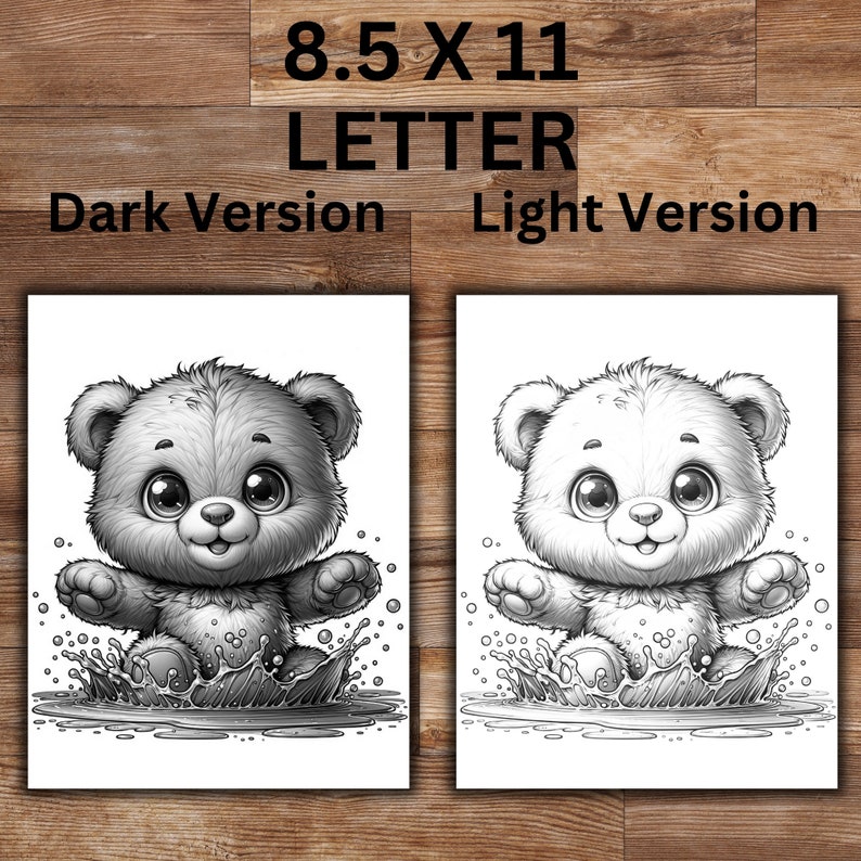 Teddy Bear Coloring Pages for Kids and Adults, 35 Cute Bears Coloring ...