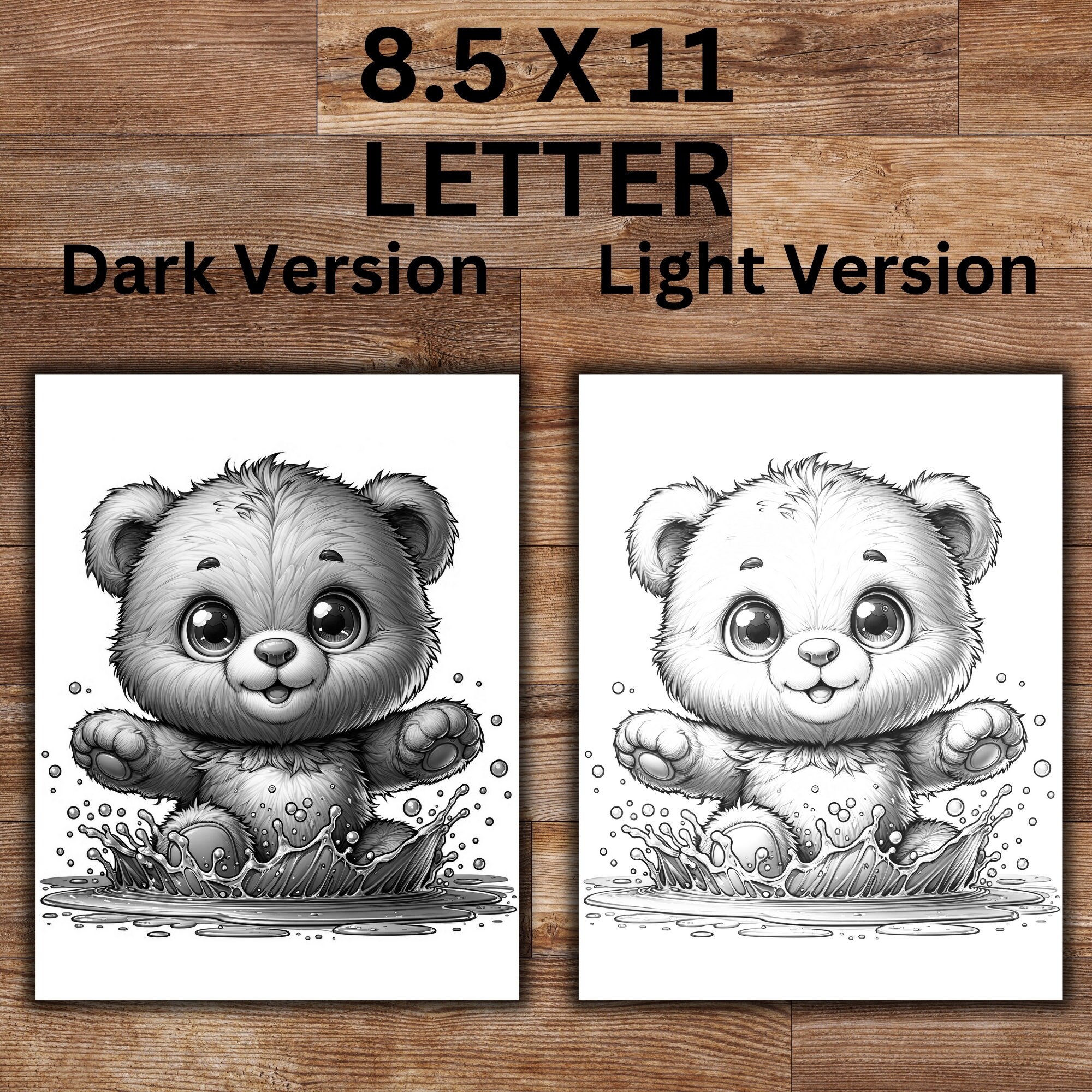 Teddy Bear Coloring Pages for Kids and Adults, 35 Cute Bears Coloring ...