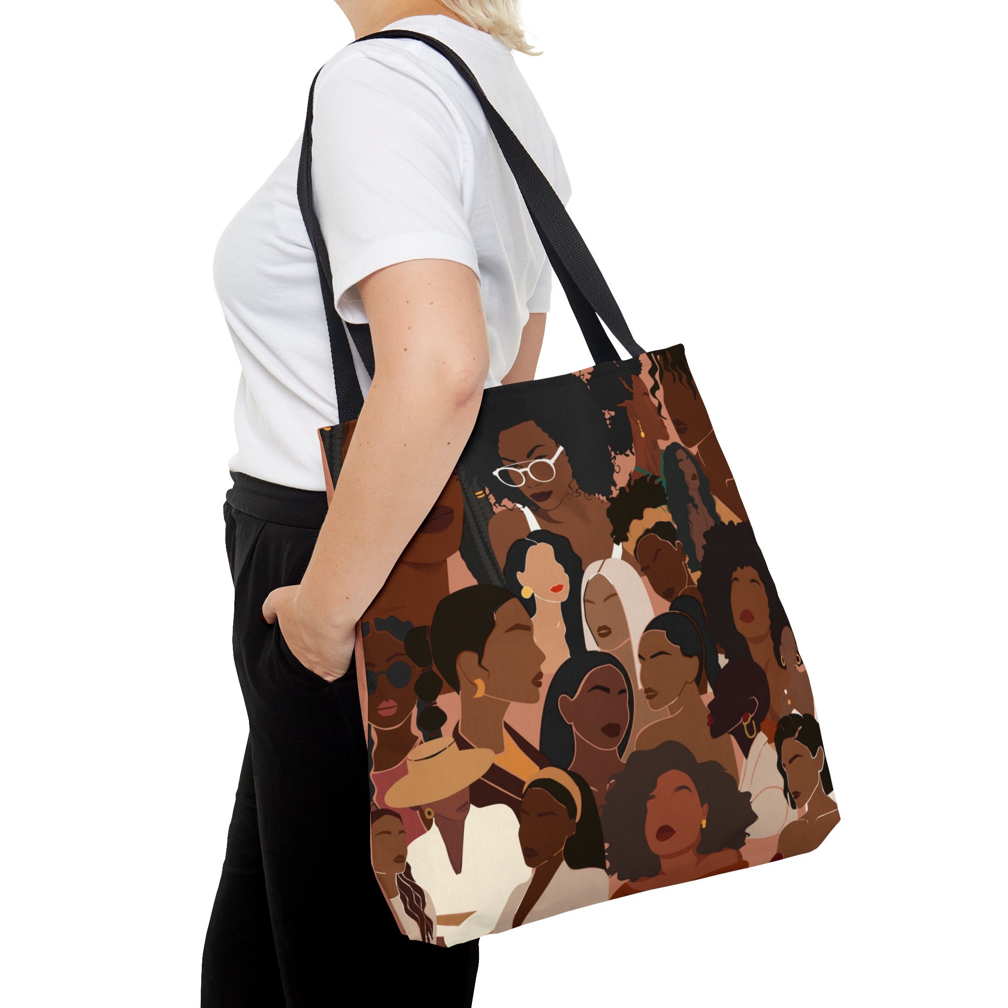 Black Girl Tote Bag, Black Girl Aesthetic, Tote Bags for Black Girls - Etsy