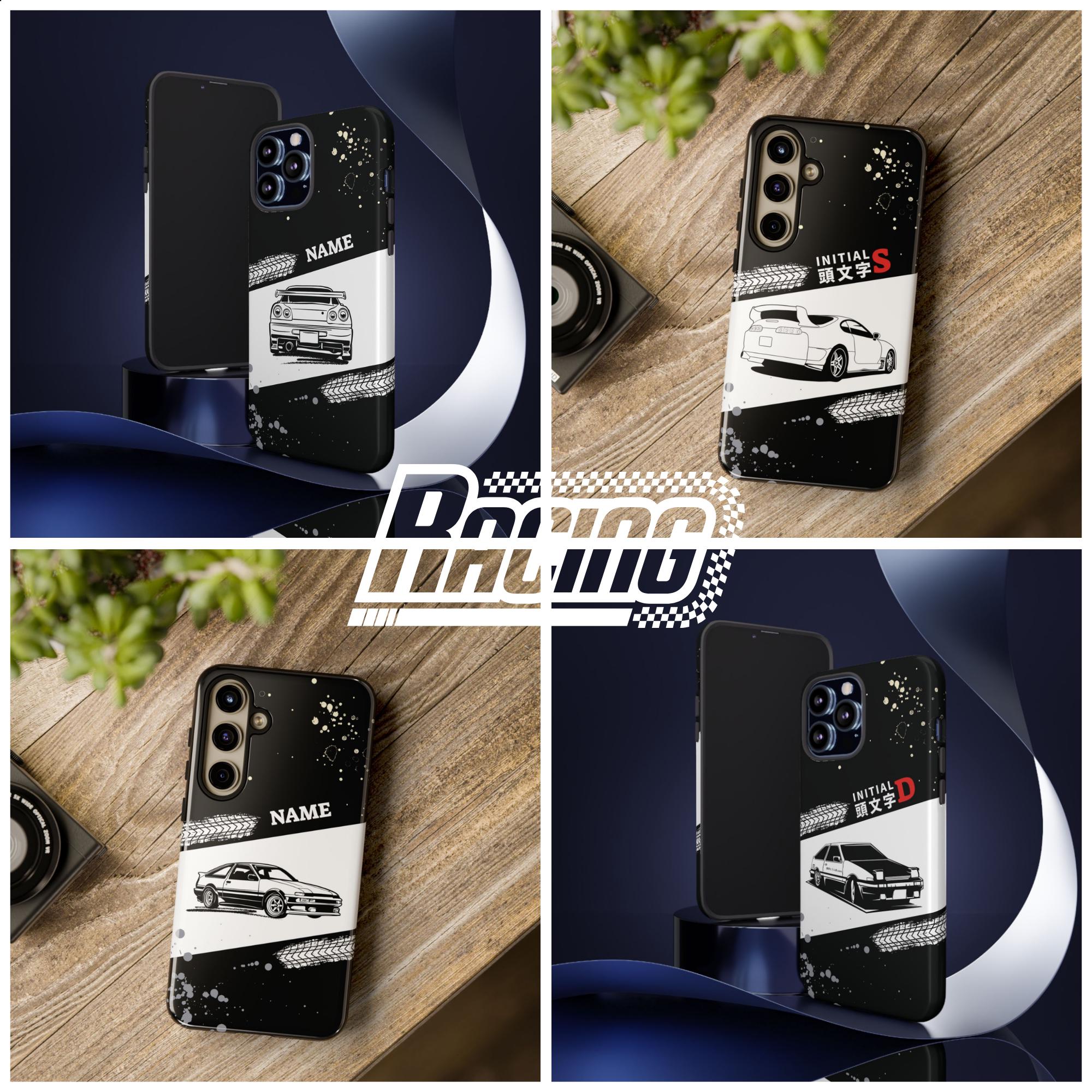 Custom Anime Initial D Inspired Dual-layer iPhone Samsung Tough ...