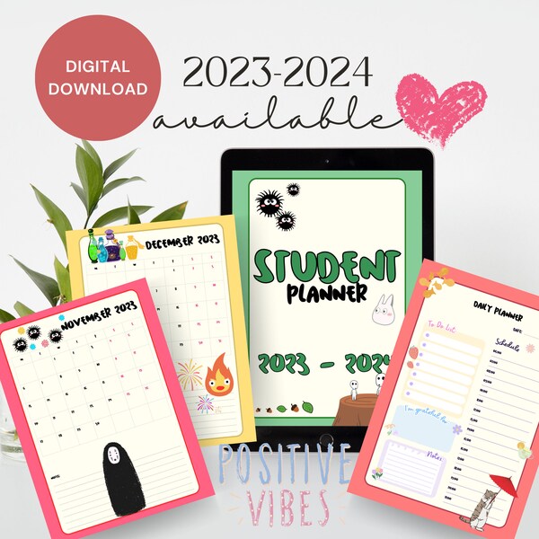 Ghibli 2023 Planner - Etsy