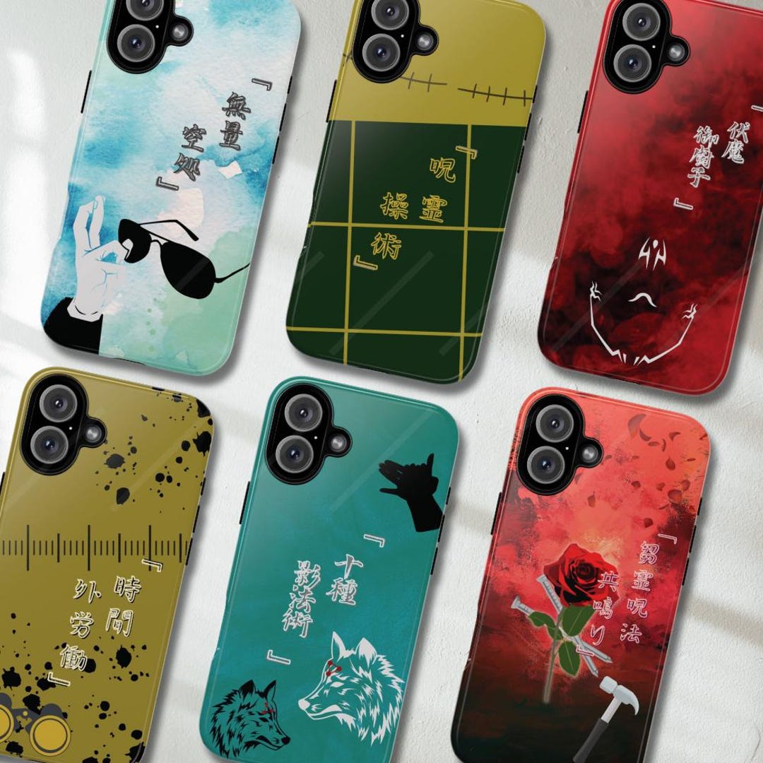 JJK Inspired Dual-layer Tough Phonecase for iPhone Samsung, Anime Lover ...