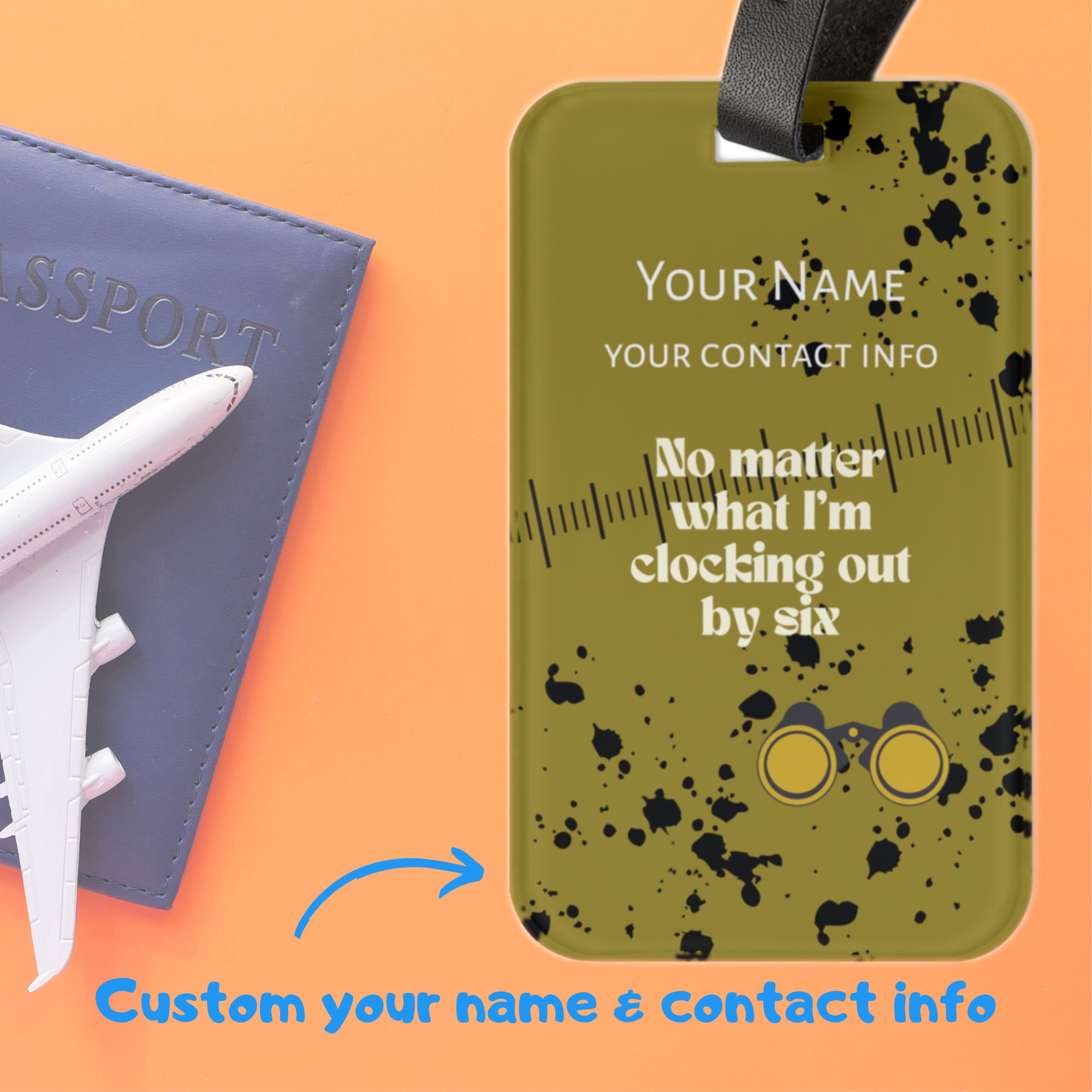 Jujutsu Kaisen Inspired Acrylic Personalized Luggage Tag, Custom ...