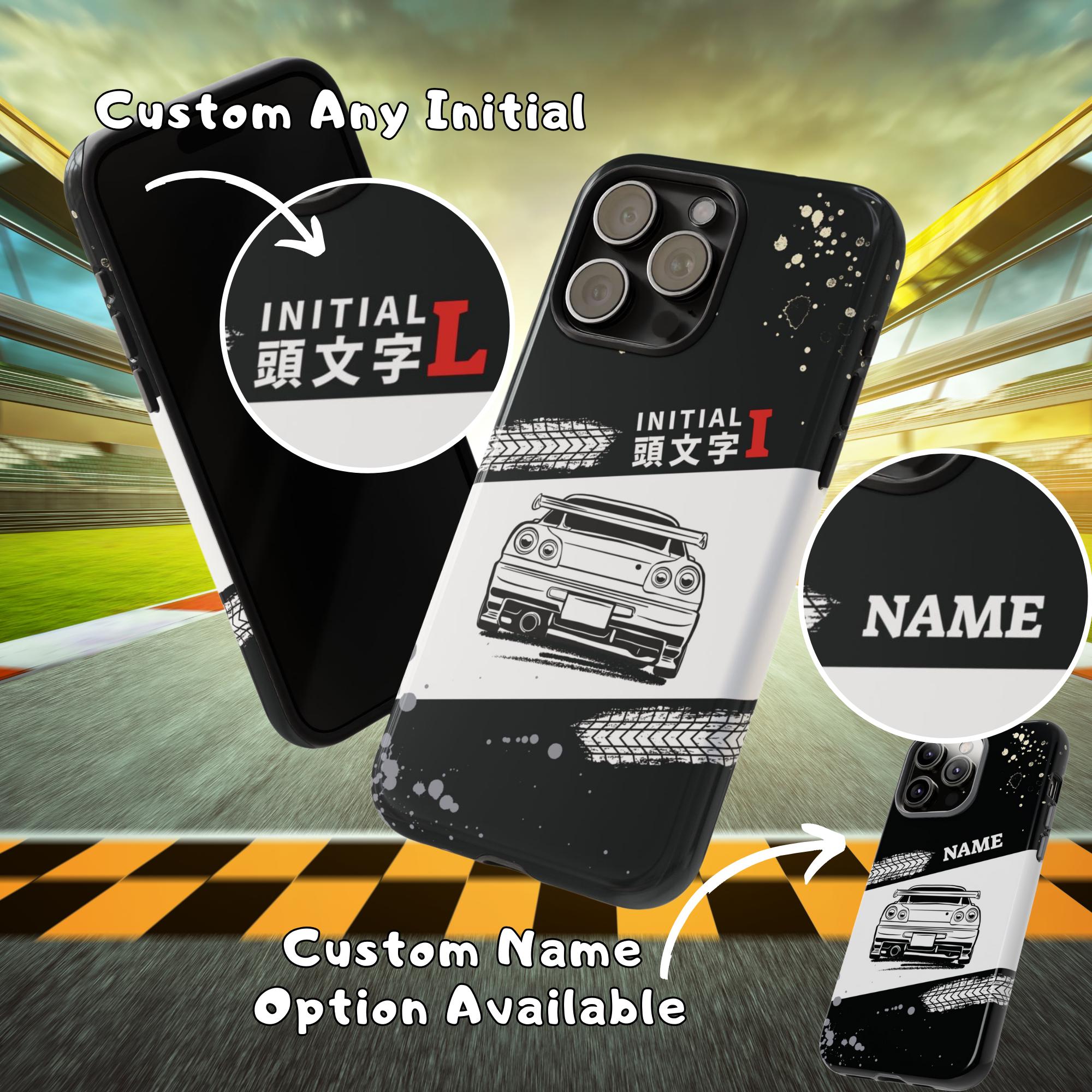 Custom Anime Initial D Inspired Dual-layer iPhone Samsung Tough ...