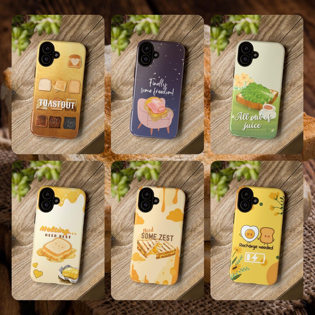 Funny Burnout Toastout Syndrome Dual-layer Tough Phonecase for iPhone ...