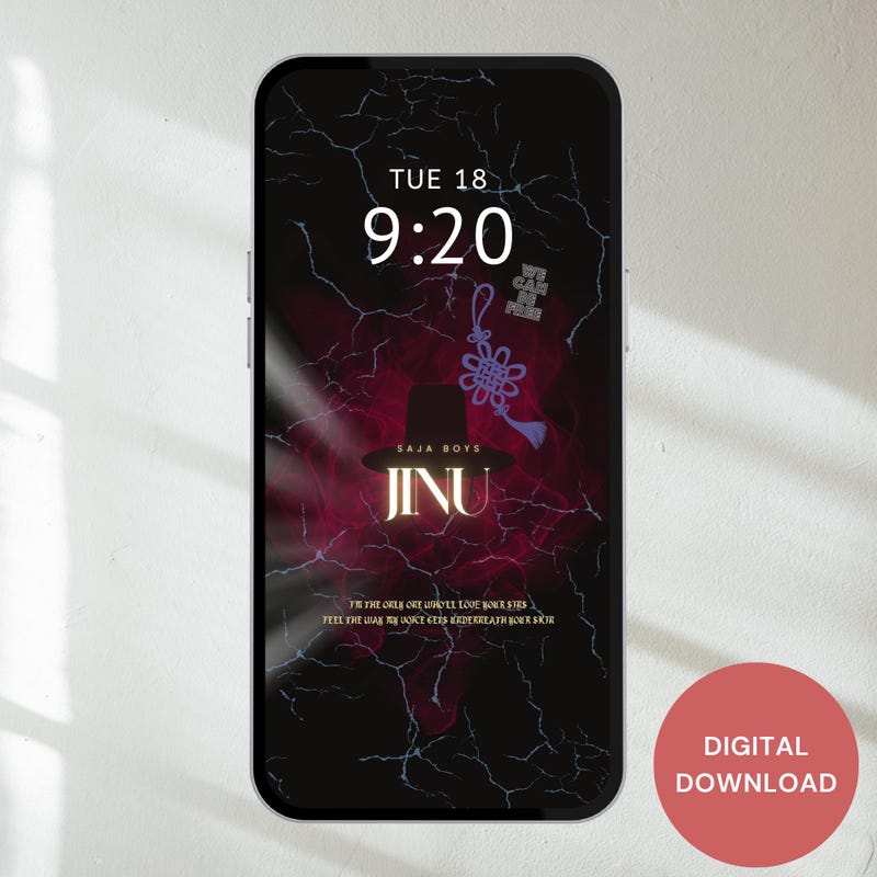 Kpop Demon Hunters Jinu Wallpapers - Etsy