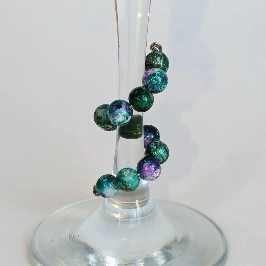 Wine Wrappers - Wine Charms Around Your Glass Stem - Etsy