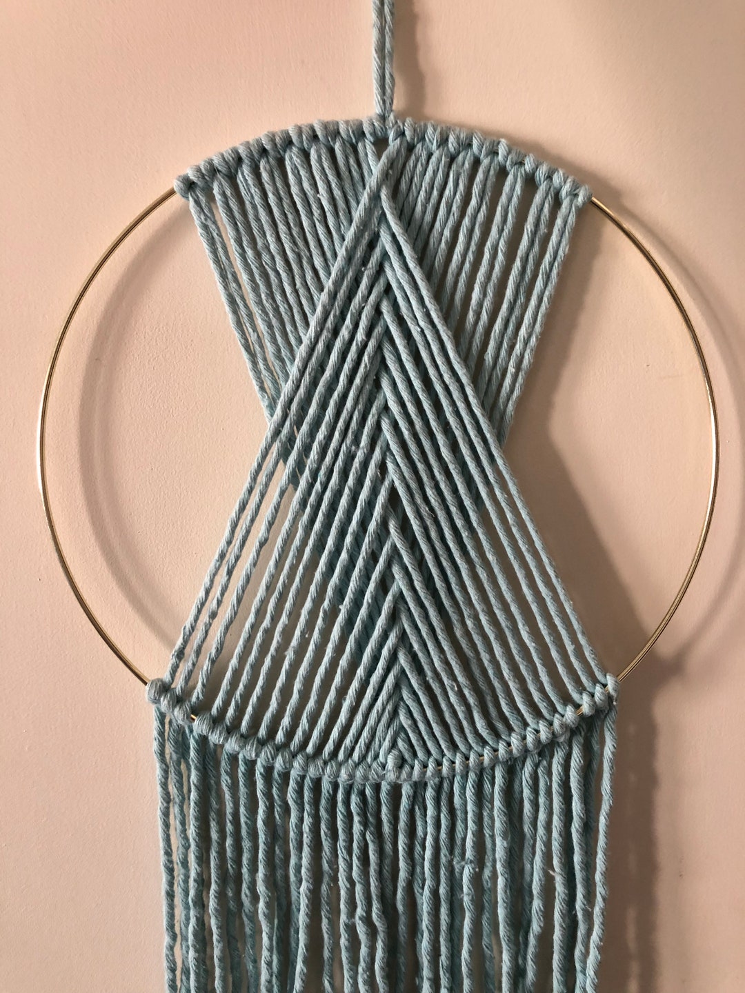 Simple Macrame Hanging Decor - Etsy
