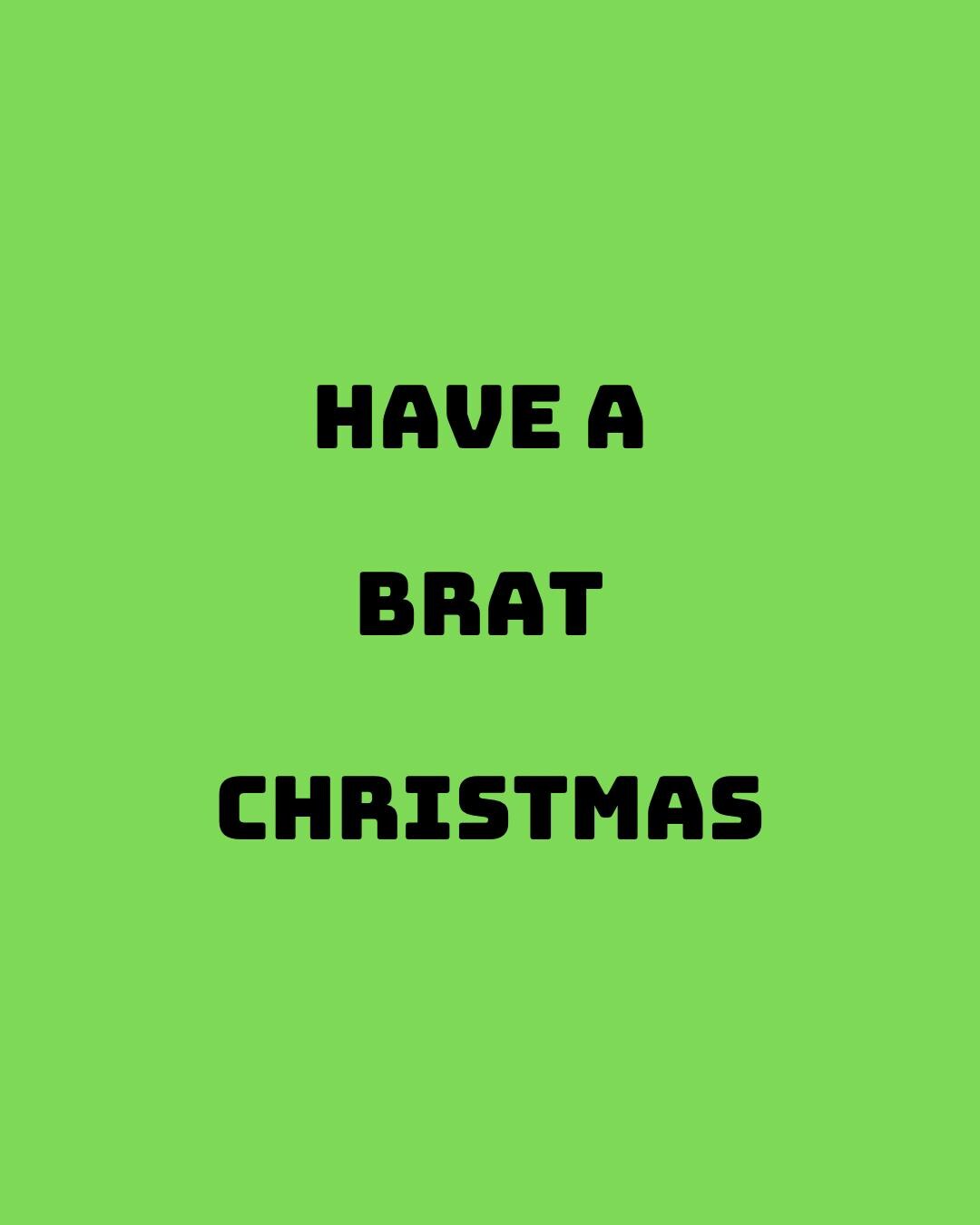Brat Christmas Cards - Etsy