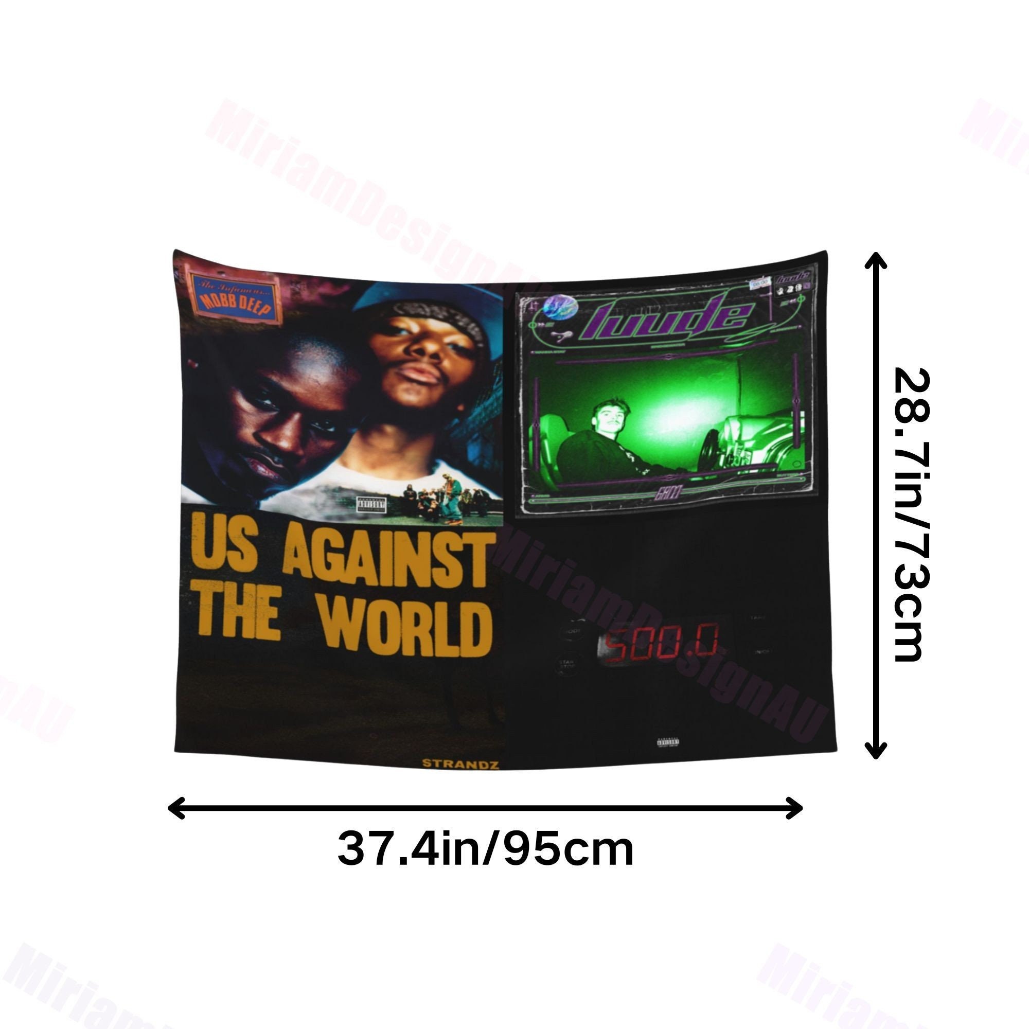 Custom Album Cover Collage Banner Album Cover Poster Tapestry Custom ...