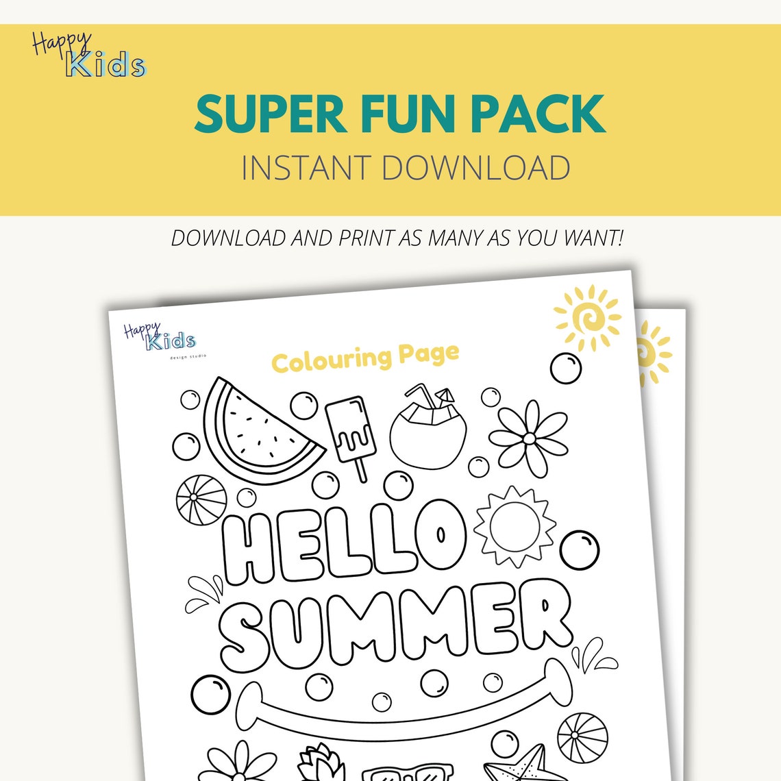 Activities for Kids, Fun Activity Pages, Keep Kids Happy, Digital ...