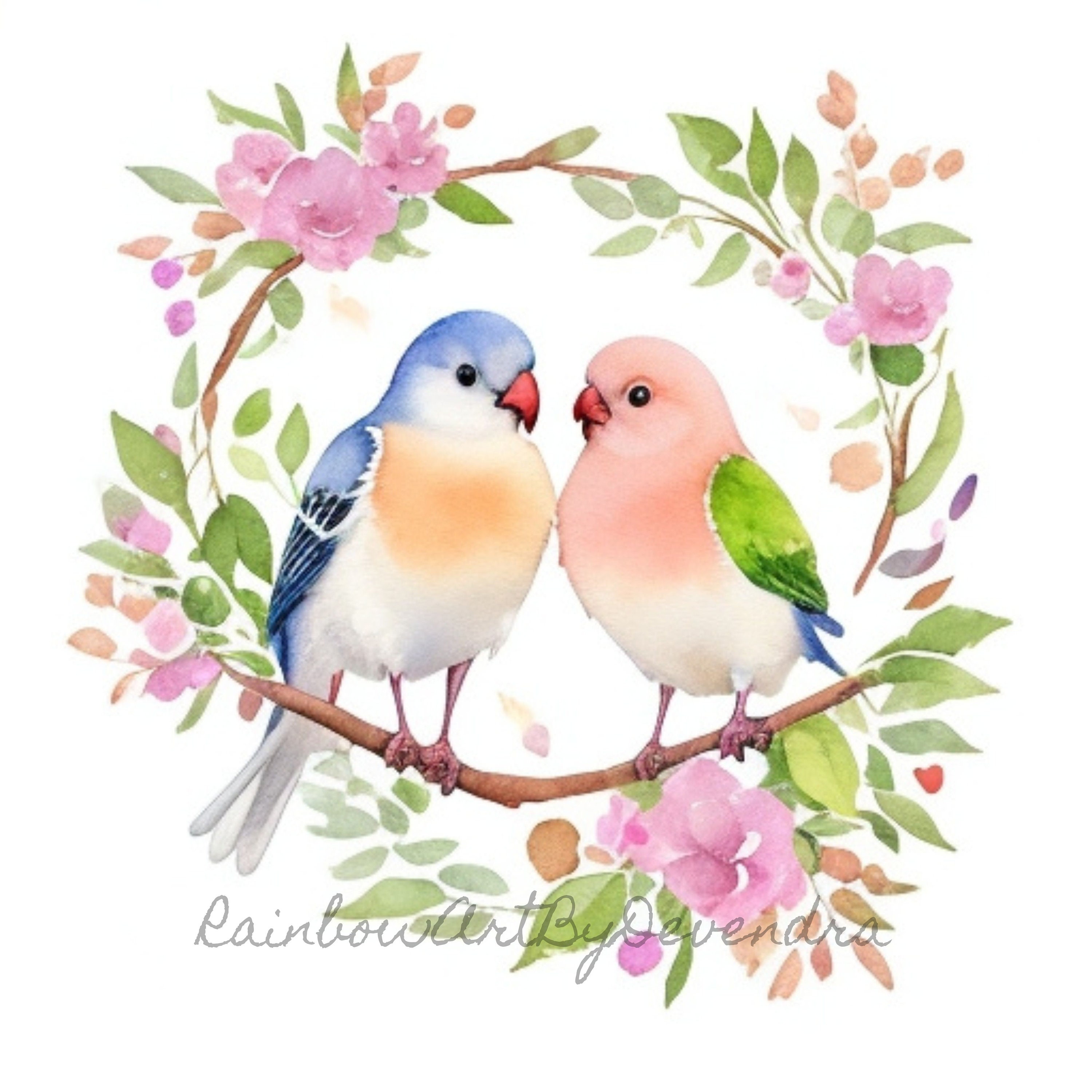 Love Bird Clipart Pretty Love Bird,love Bird Images,adorable Avian Art ...