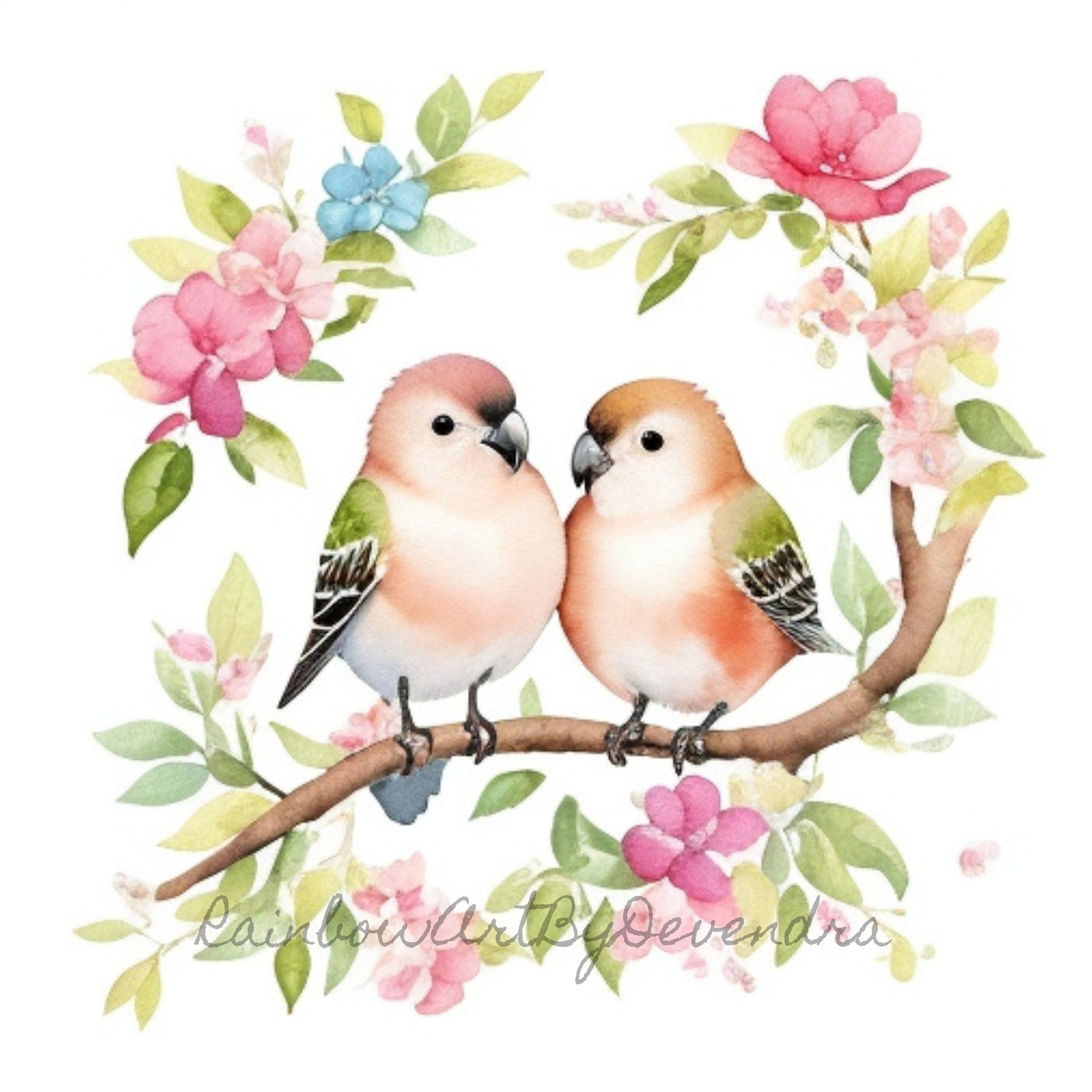 Love Bird Clipart Pretty Love Bird,love Bird Images,adorable Avian Art ...