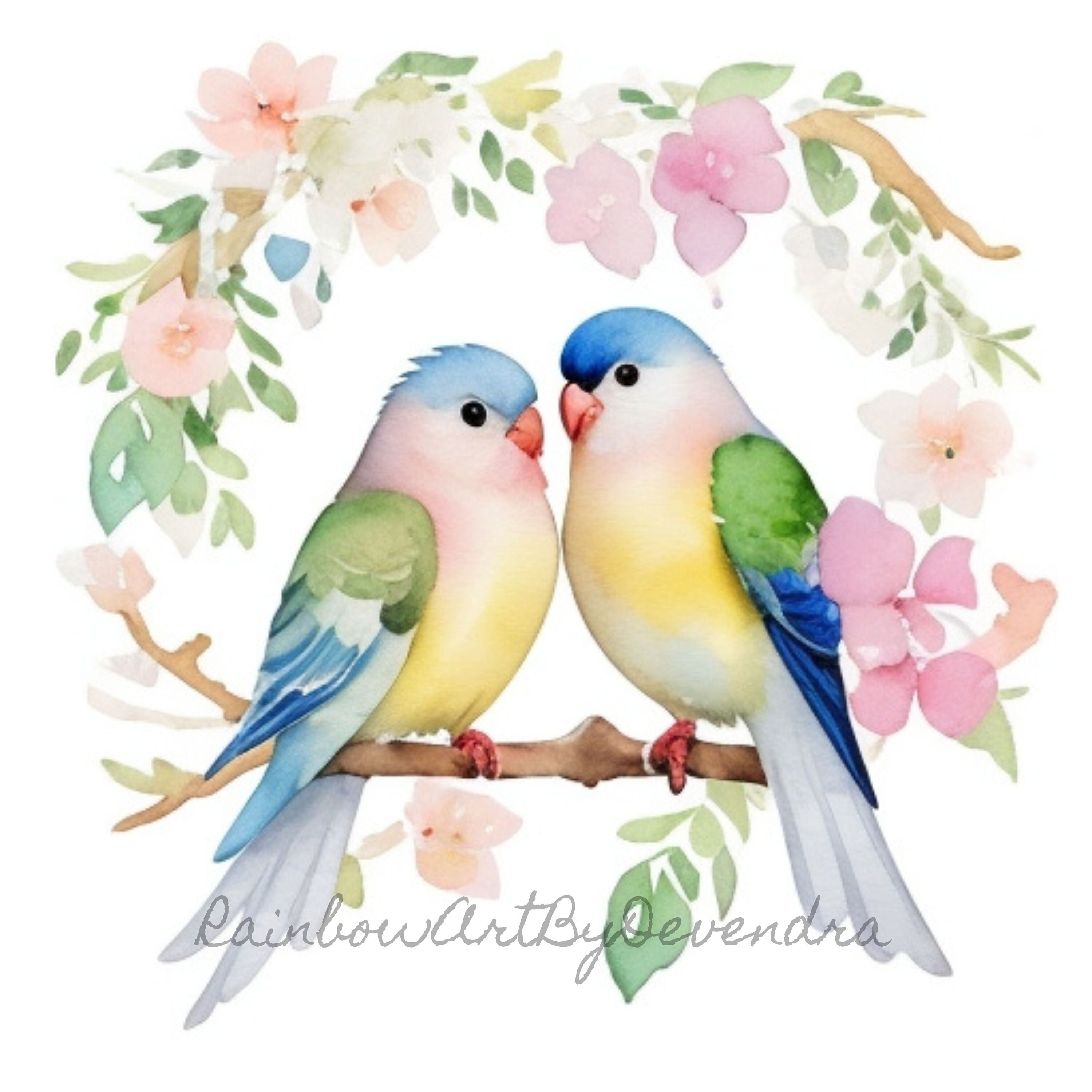 Love Bird Clipart Pretty Love Bird,love Bird Images,adorable Avian Art ...