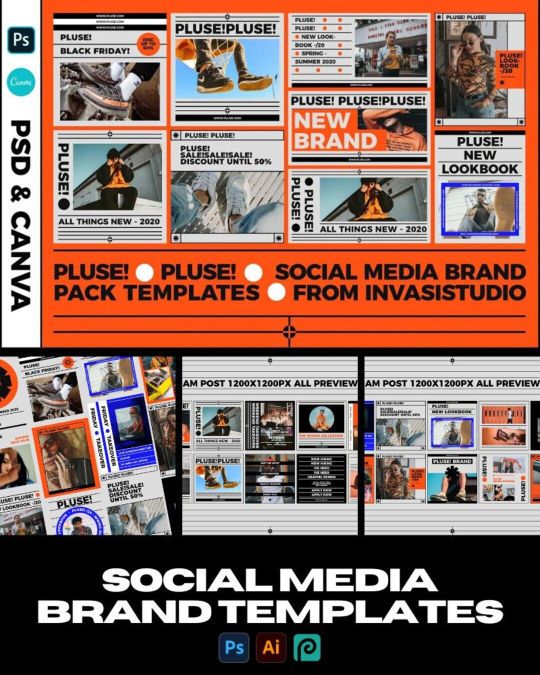 Social Media Brand Templates - Etsy