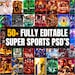 Super Sports Photoshop Bundle - Etsy