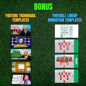 Football Templates for Social Media V2 - Etsy