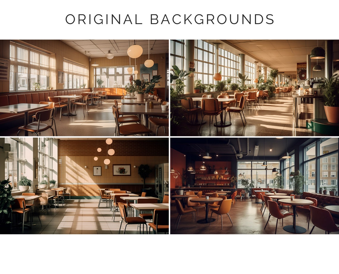 Cozy Cafe Background Zoom Virtual Background Digital - Etsy