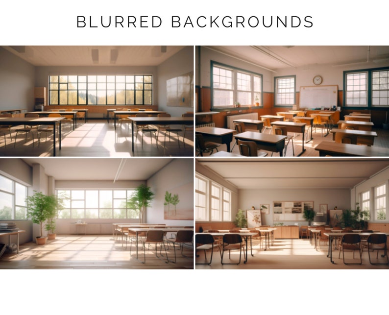 School Class Zoom Virtual Background Digital Meeting - Etsy