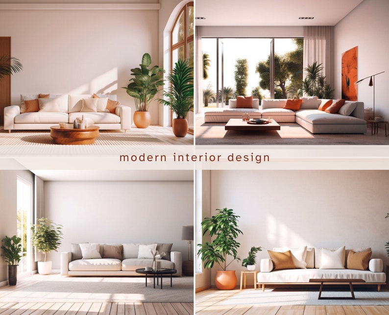 Living Room Background Zoom Virtual Background Digital - Etsy