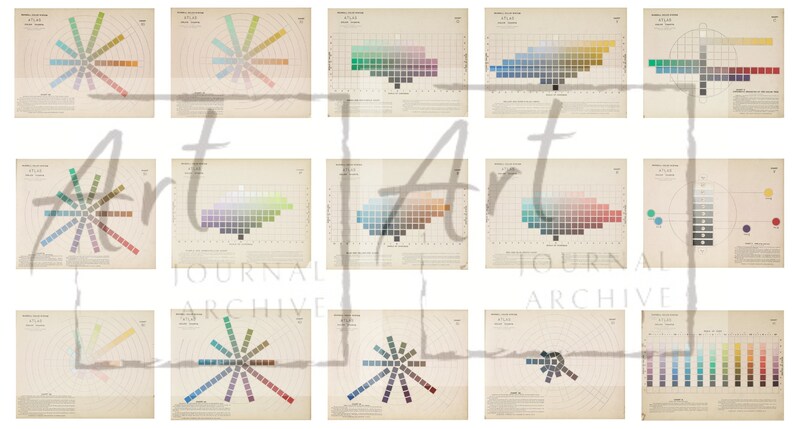 Vintage Colour Charts Printable Ephemera / Digital Ephemera / Printable ...