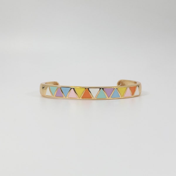 Enamel Cuff Bracelet - Etsy