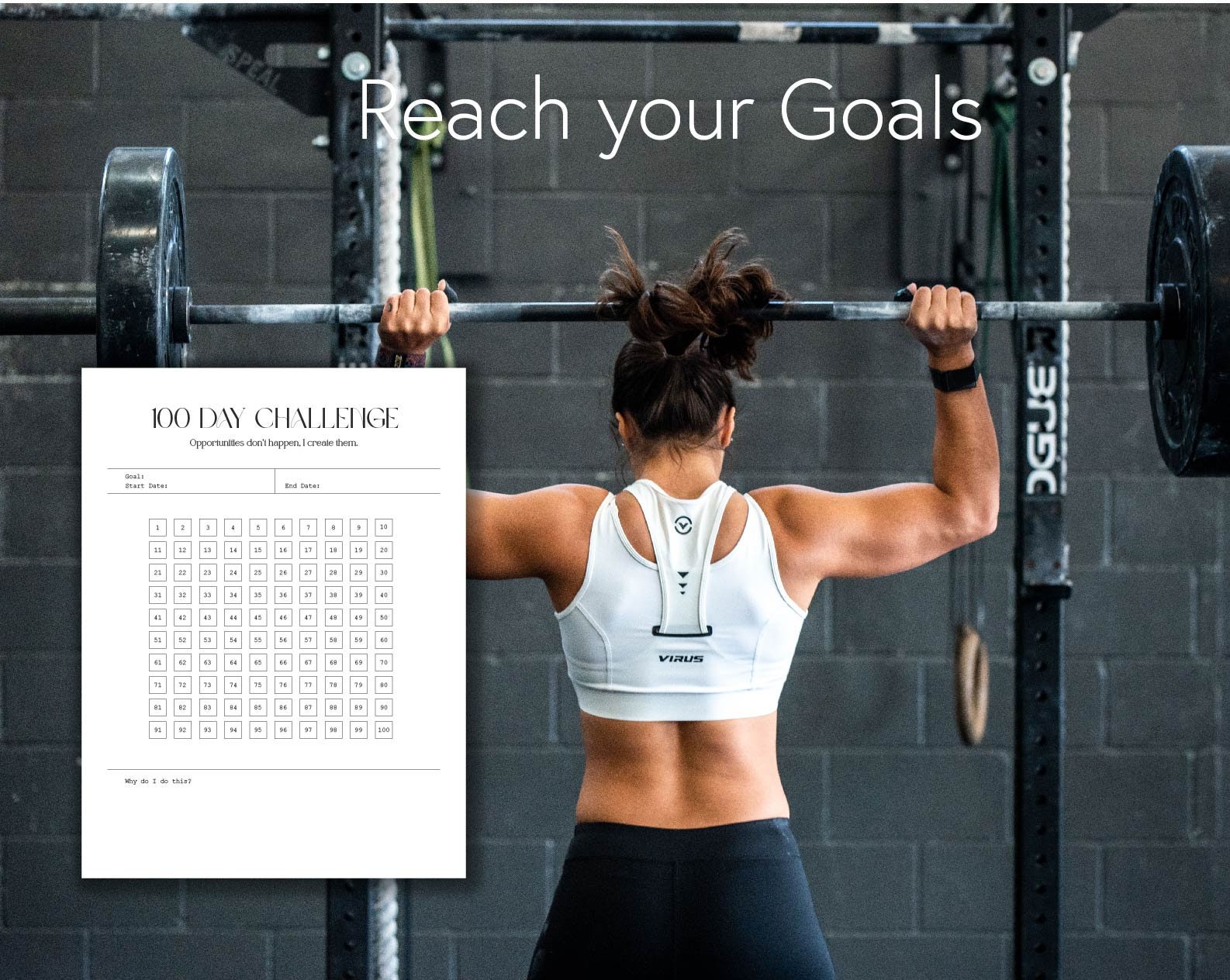 100 Days Challenge Goal Setting Worksheet 100 K Savings - Etsy