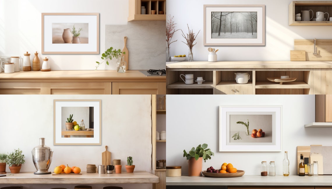 46 Modern Frame Mock-up Templates Bundle for Artwork Display | Stylish ...