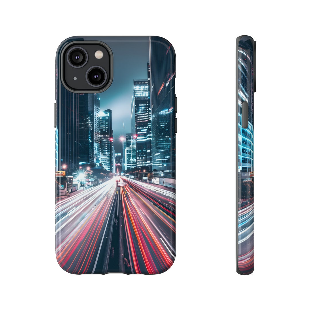 The City at Night Timelapse Phone Case for iPhone Case iPhone 15,14,12 ...