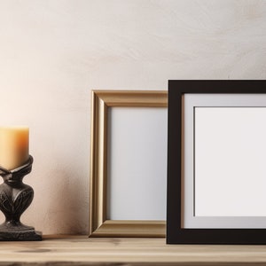 46 Modern Frame Mock-up Templates Bundle for Artwork Display | Stylish ...