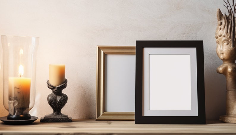 46 Modern Frame Mock-up Templates Bundle for Artwork Display | Stylish ...
