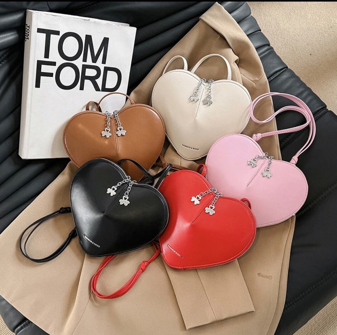 Heart Shaped Bag/ Mini Shoulder Bag/ Bag for Women/ High Quality Bag ...