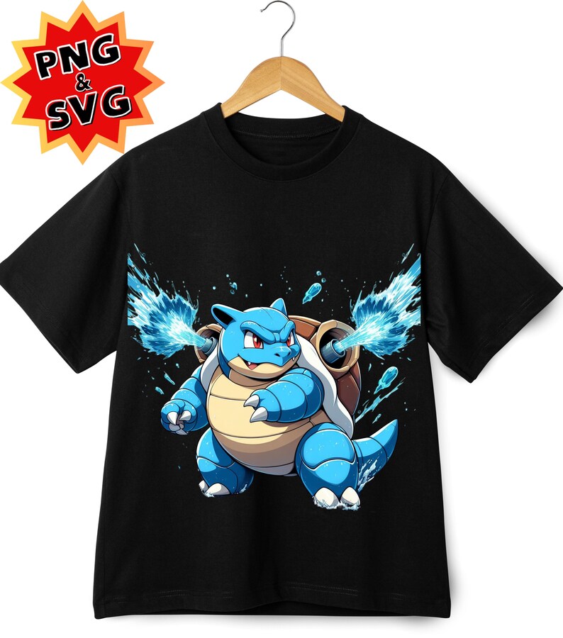 Blastoise 5 SVG, PNG Anime Fan Art, Anime Gift, Anime Svg, Anime Png ...