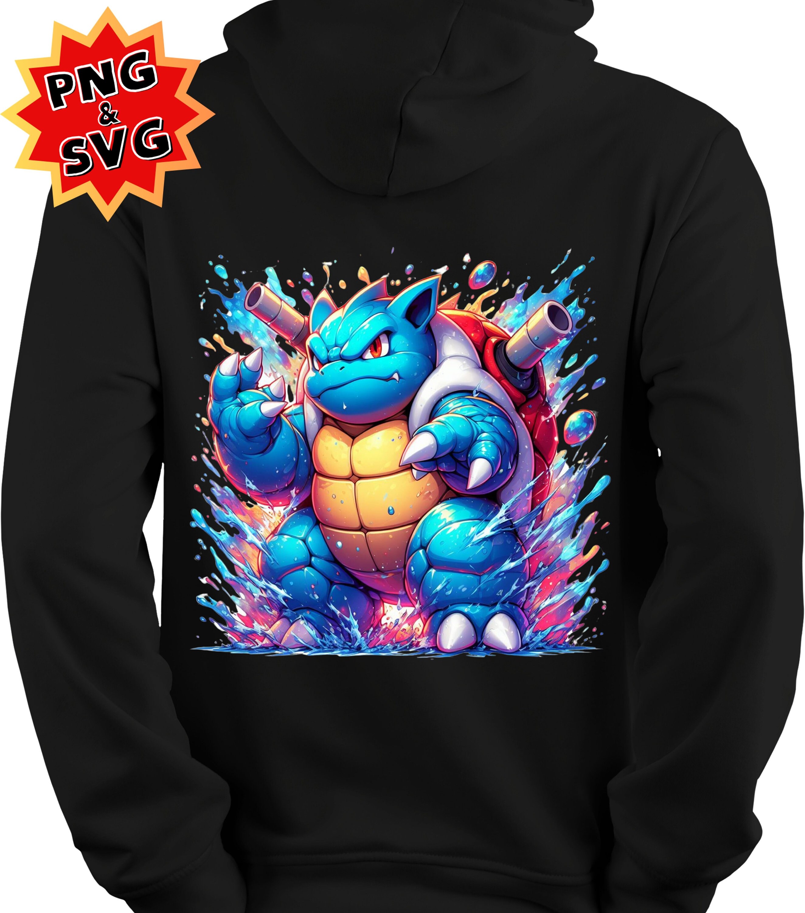 Blastoise 2 SVG, PNG Anime Fan Art, Anime Gift, Anime Svg, Anime Png ...