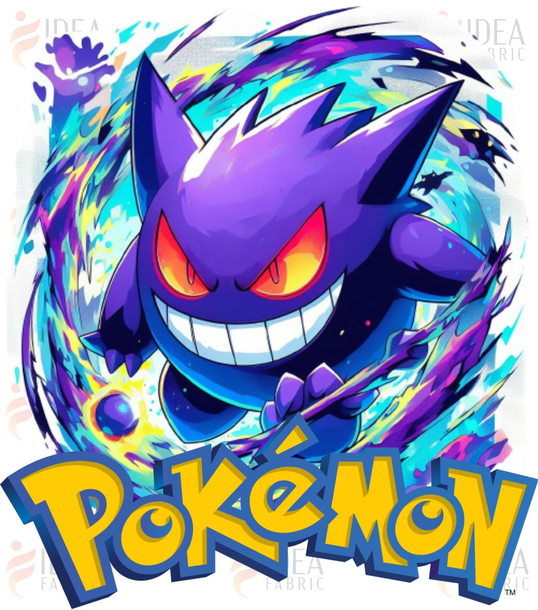 Gengar 4 SVG, PNG Anime Fan Art, Pokemon Gift, Anime Svg, Anime Png ...