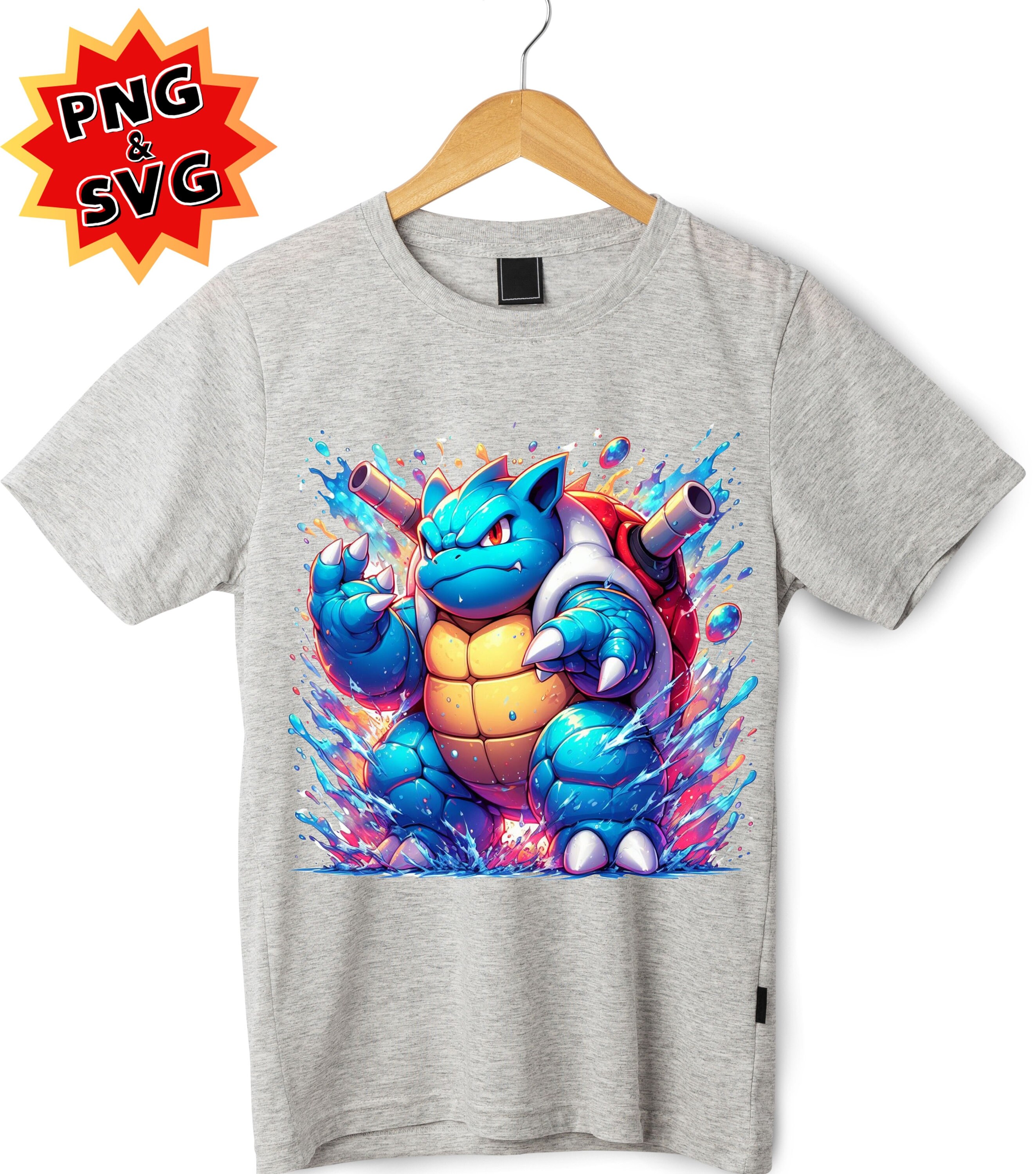 Blastoise 2 SVG, PNG Anime Fan Art, Anime Gift, Anime Svg, Anime Png ...