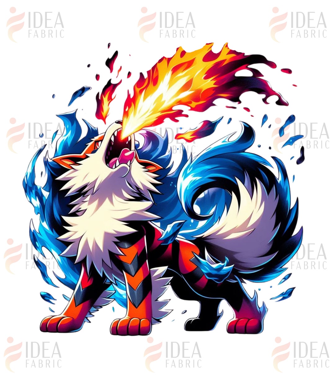 Arcanine 2 SVG, PNG Anime Fan Art, Pokemon Gift, Anime Svg, Anime Png ...