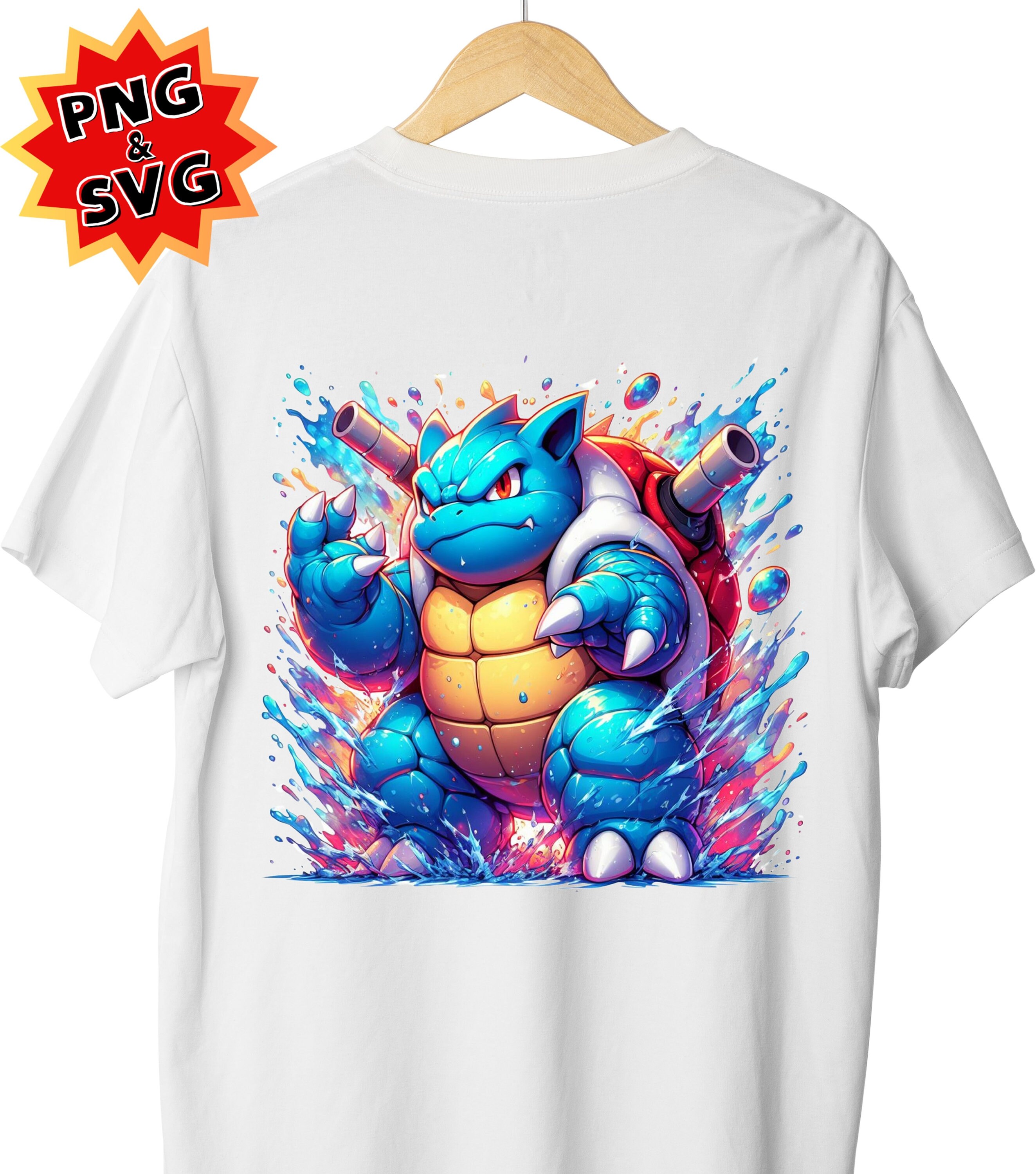 Blastoise 2 SVG, PNG Anime Fan Art, Anime Gift, Anime Svg, Anime Png ...