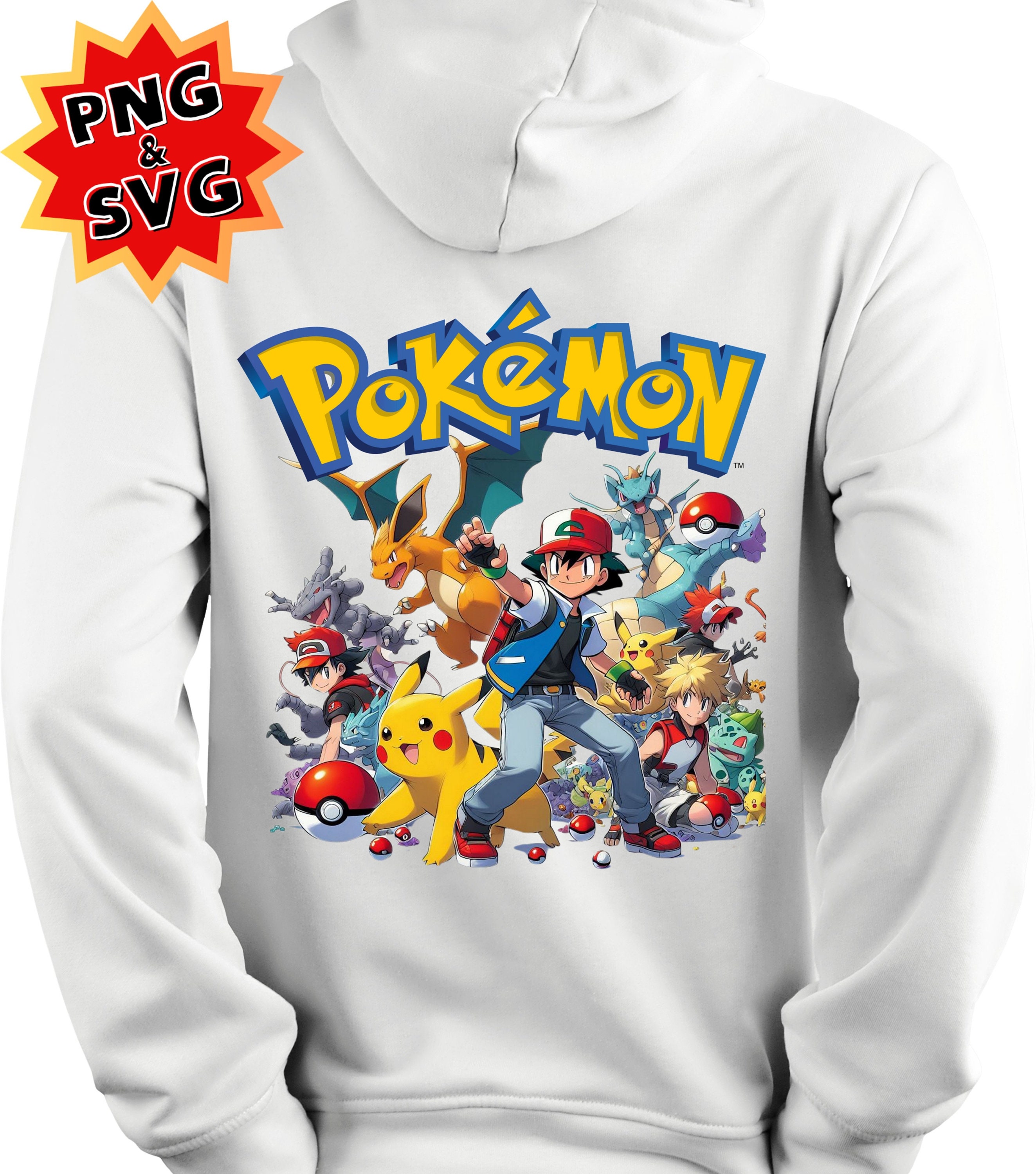 Pokemon Team 1 SVG, PNG Anime Fan Art, Pokemon Gift, Anime Svg, Anime ...