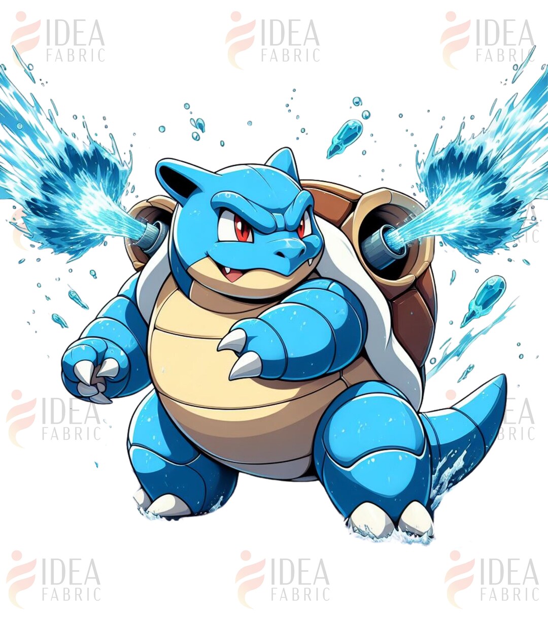 Blastoise 5 SVG, PNG Anime Fan Art, Anime Gift, Anime Svg, Anime Png ...